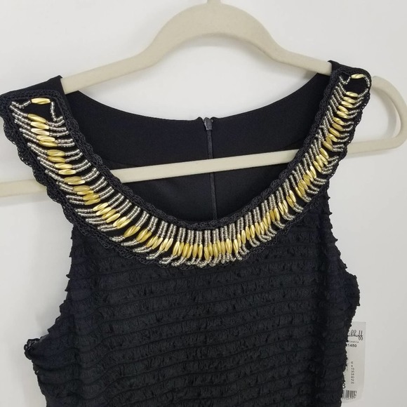 Joseph Ribkoff | Dresses | Joseph Ribkoff Beaded Halter Neck Dress 8 ...